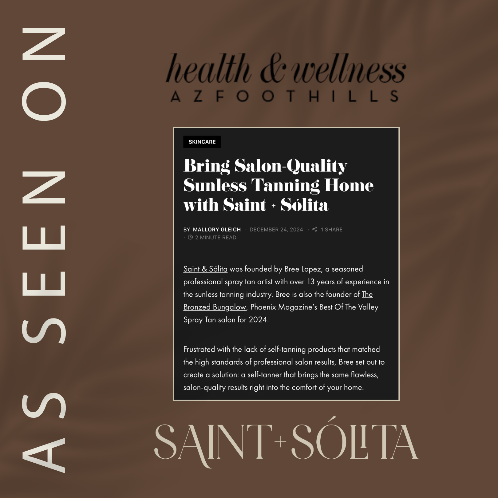 AZFOOTHILLS Health & Wellness – Saint + Solita